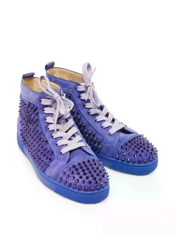 CHRISTIAN LOUBOUTIN Louis Spike-embellished High Top Sneakers