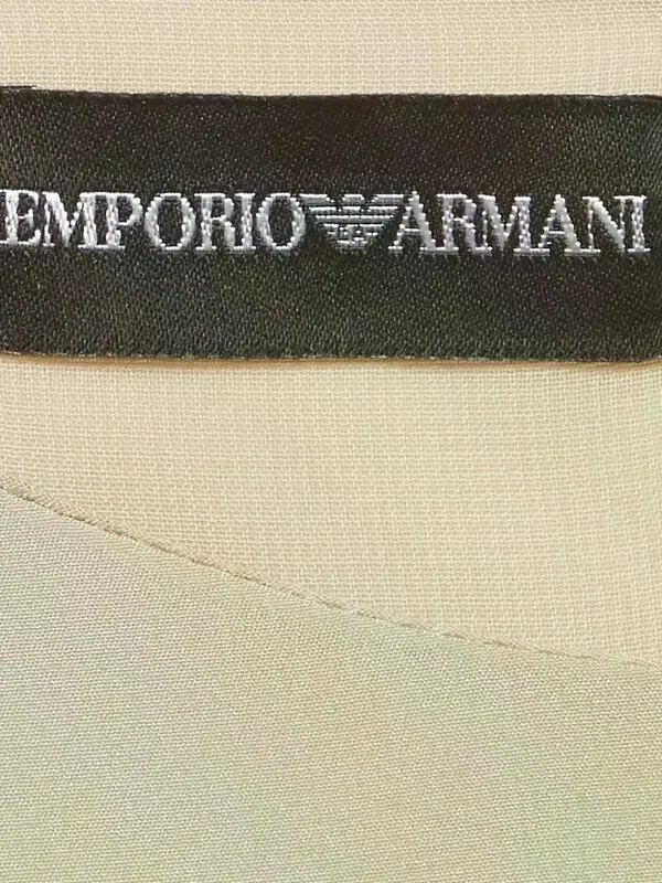 Emporio Armani Sleeveless Striped Silk Top