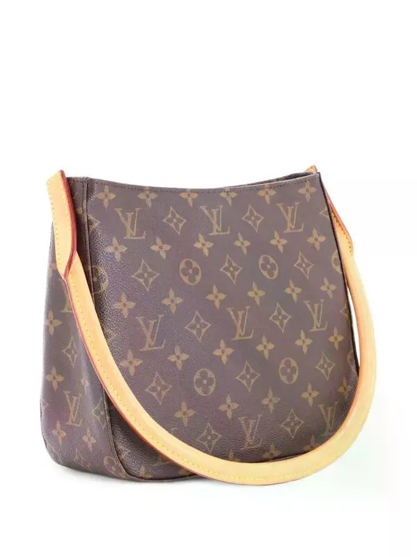 LOUIS VUITTON Monogram Canvas Looping Mm Satchel - Brown