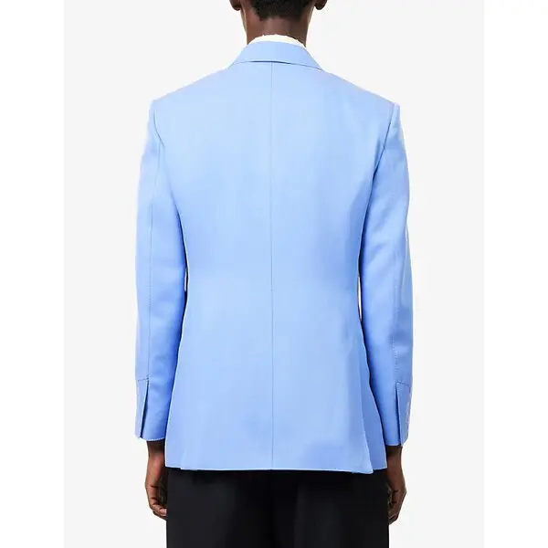 TOM FORD Double-breasted Peak-lapel Silk Blazer