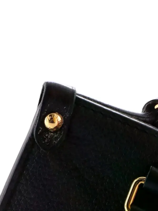 LOUIS VUITTON Lock & Go Leather Tote Bag