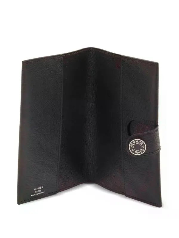 Hermès R.m.s Evercolor Leather Passport Holder - Black