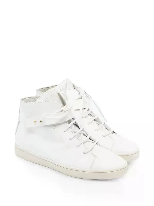 GIUSEPPE ZANOTTI Leather Lace-up High-top Sneakers