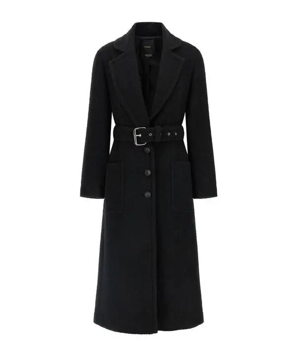 Pinko Belted Single-breasted Coat
