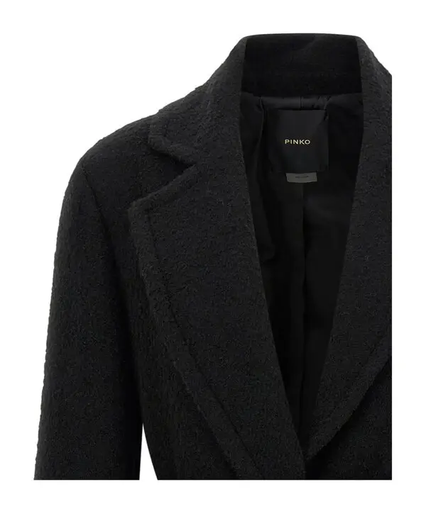 Pinko Belted Single-breasted Coat