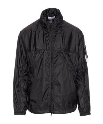 Stone Island Logo Patch Zip-up Jacket - Leaden