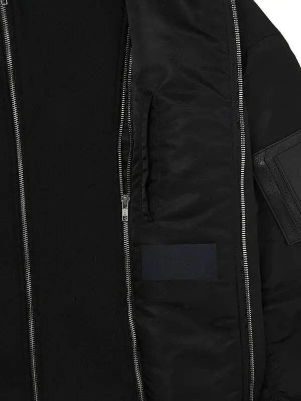 JUUN.J Hooded Bomber Jacket