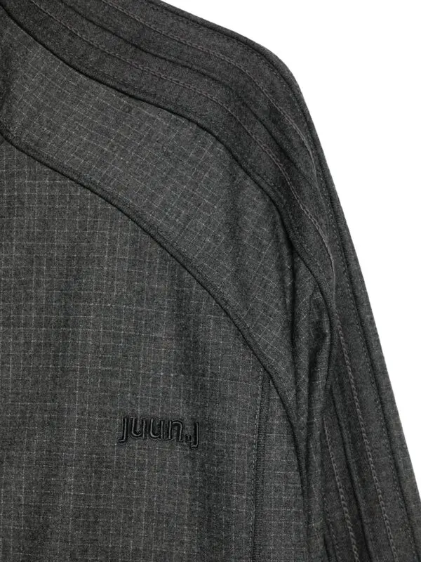 JUUN.J Zip-up Checked Jacket