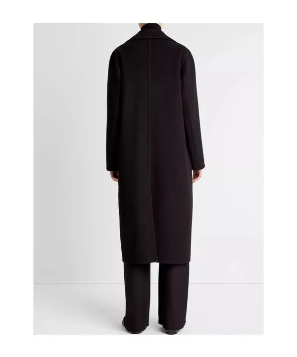 Vince Wool-blend Double-breasted Long Coat