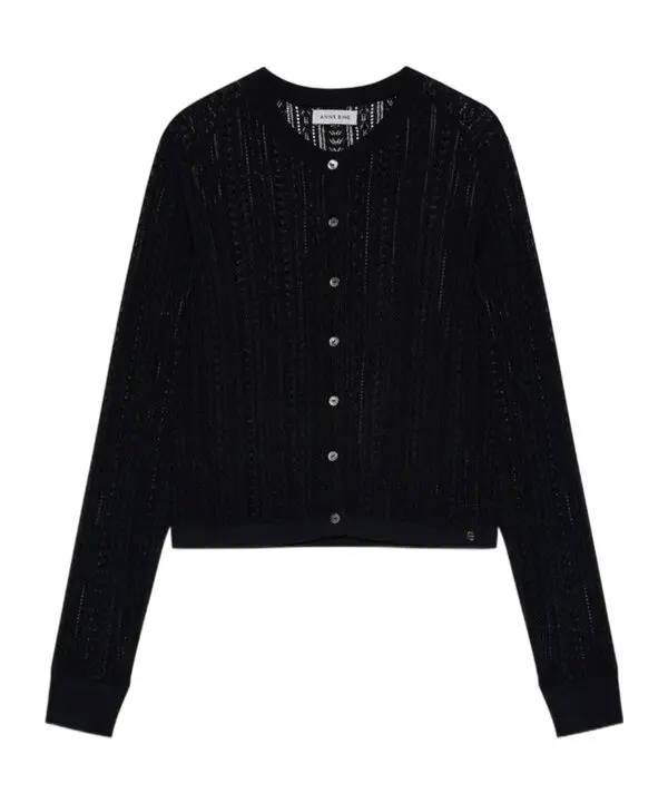 ANINE BING Moni Crop Cardigan