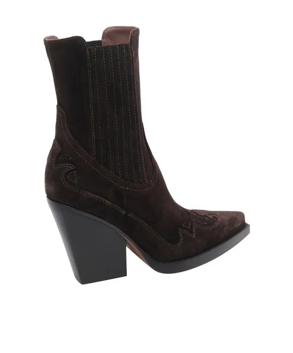 Paris Texas Dallas Embroidered Ankle Boots