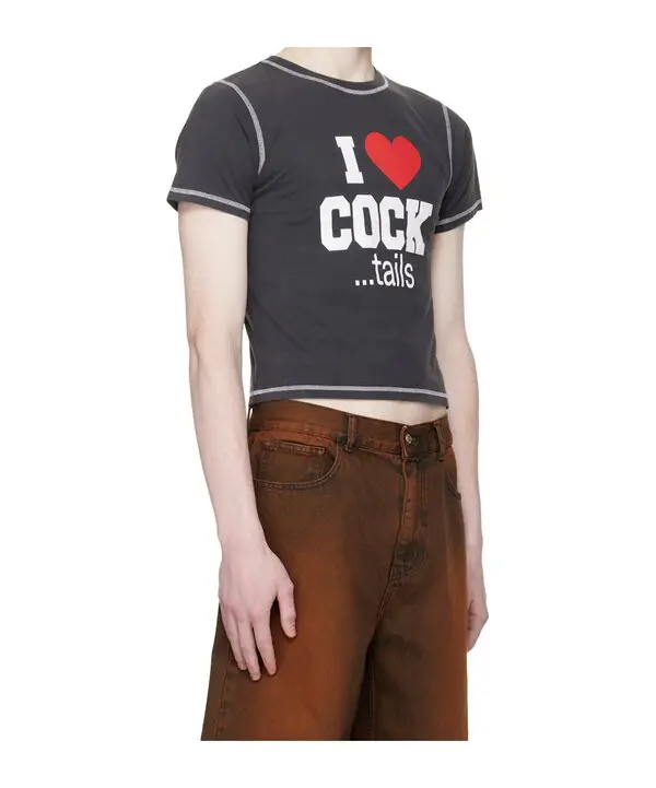 CARNE BOLLENTE Crew Neck Printed T-shirt