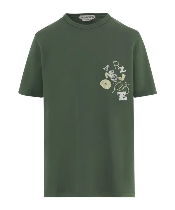 J.W.ANDERSON Embroidered Logo T-shirt - No