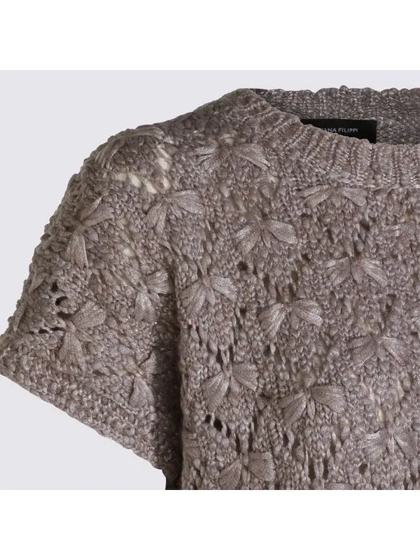 Fabiana Filippi Short-sleeved Knit Top