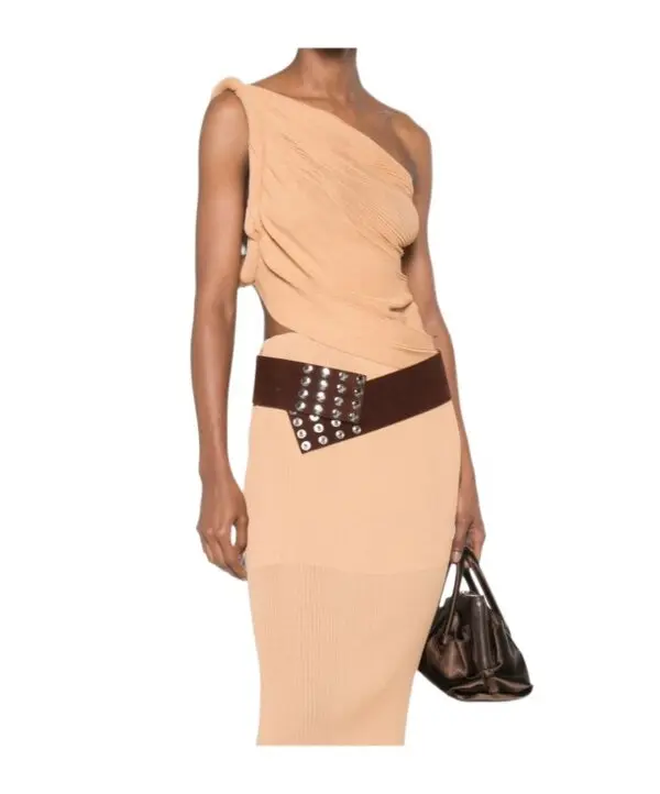 Alberta Ferretti One-shoulder Jersey Top