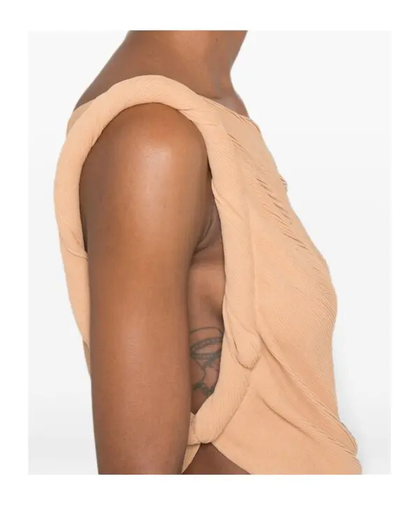 Alberta Ferretti One-shoulder Jersey Top