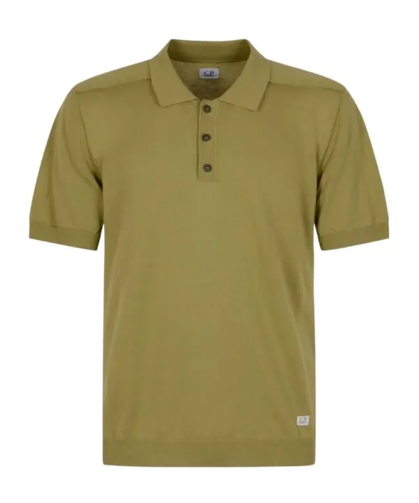 C.P. COMPANY Logo Patch Polo Shirt