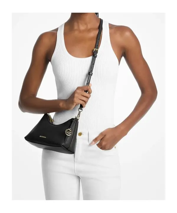 Michael Kors Sammy Small Pebbled Leather Convertible Crossbody Bag