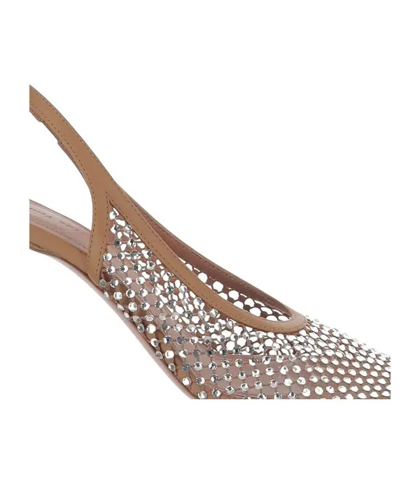 Amina Muaddi Open-toe High-heeled Sandals