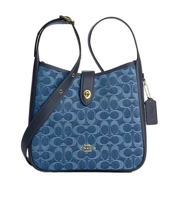 COACH Hadley Convertible Crossbody Bag In Signature Denim - Blue