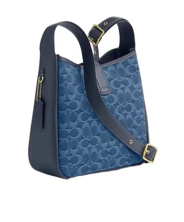 COACH Hadley Convertible Crossbody Bag In Signature Denim - Blue