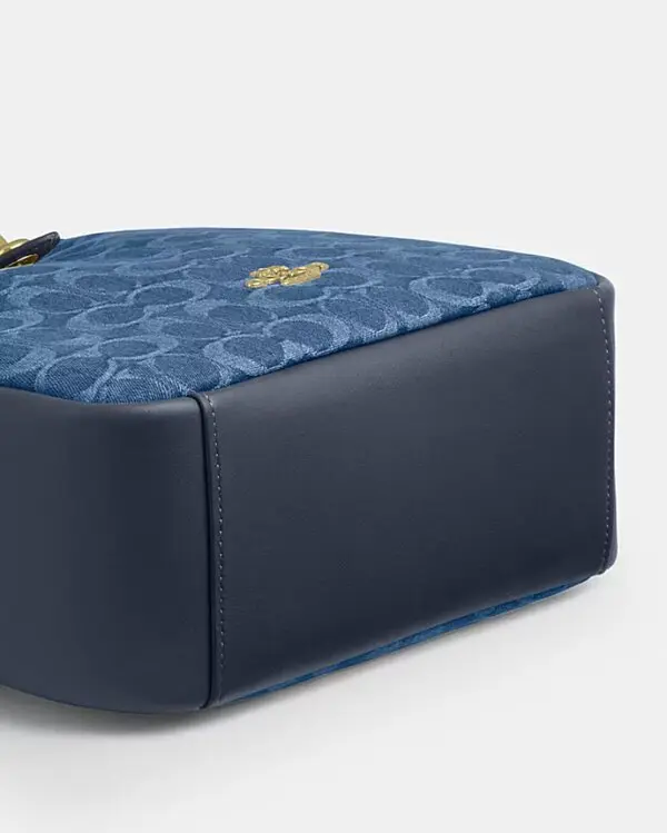 COACH Hadley Convertible Crossbody Bag In Signature Denim - Blue
