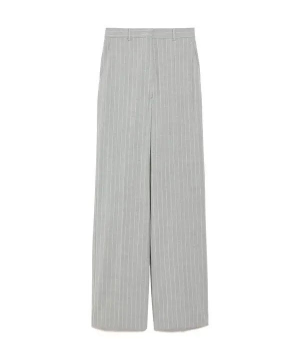 Max Mara Pinstripe Wool Casual Pants