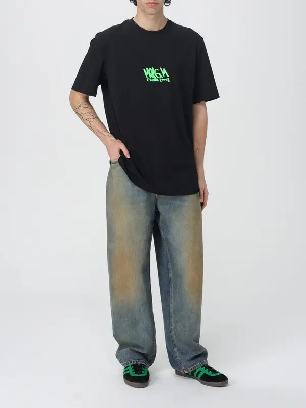 MSGM Logo Printed Crewneck T-shirt