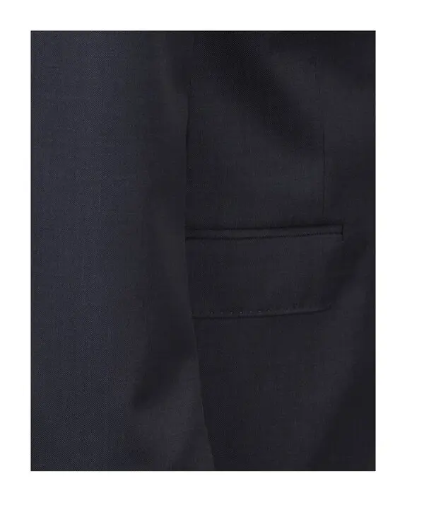Zegna Long-sleeved Suit Jacket And Belt Loop Casual Pants Suit