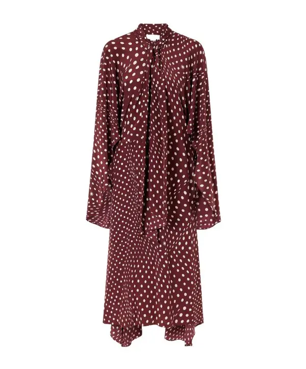 Stella McCartney Tie-waist Polka Dot Dress