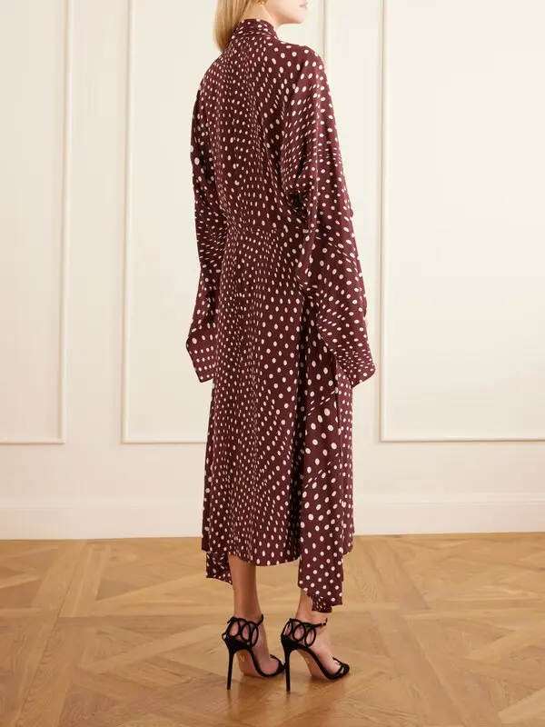 Stella McCartney Tie-waist Polka Dot Dress