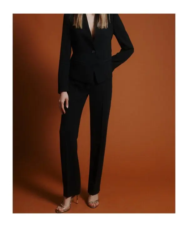 Marella Straight-fit Envers Satin Trousers