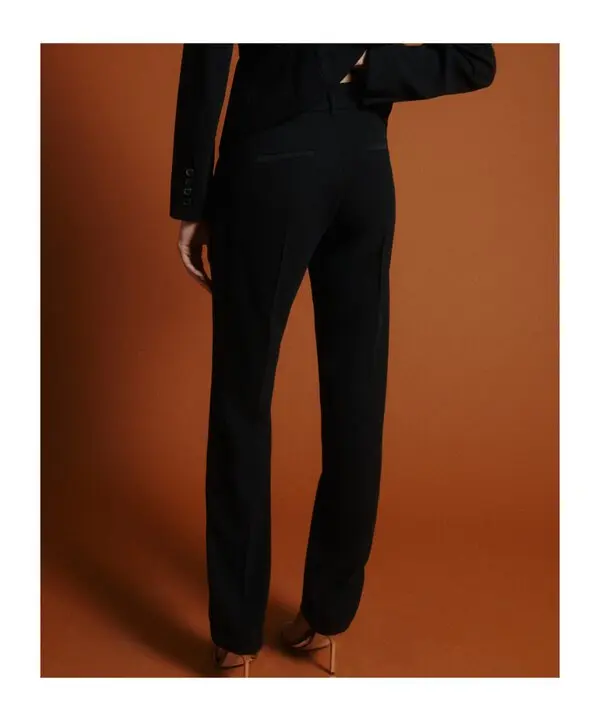 Marella Straight-fit Envers Satin Trousers
