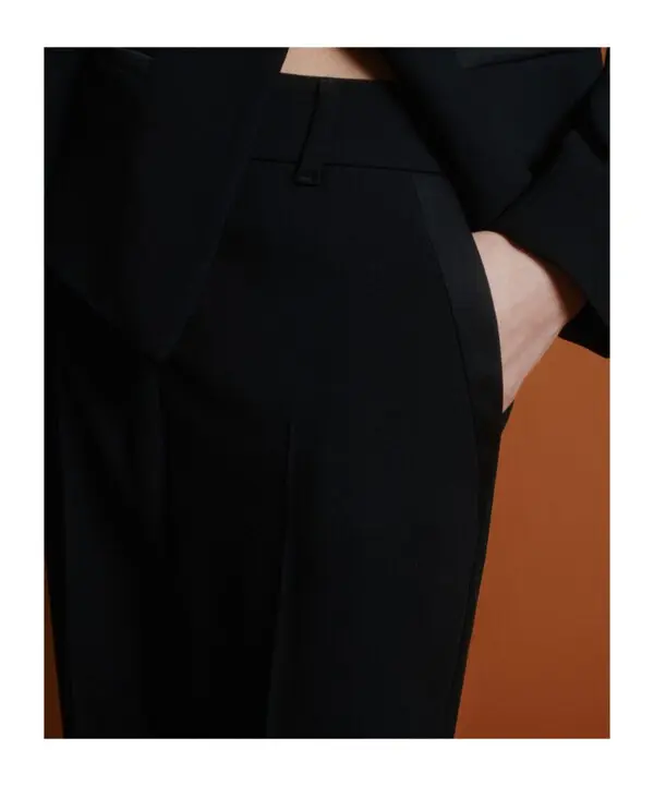 Marella Straight-fit Envers Satin Trousers