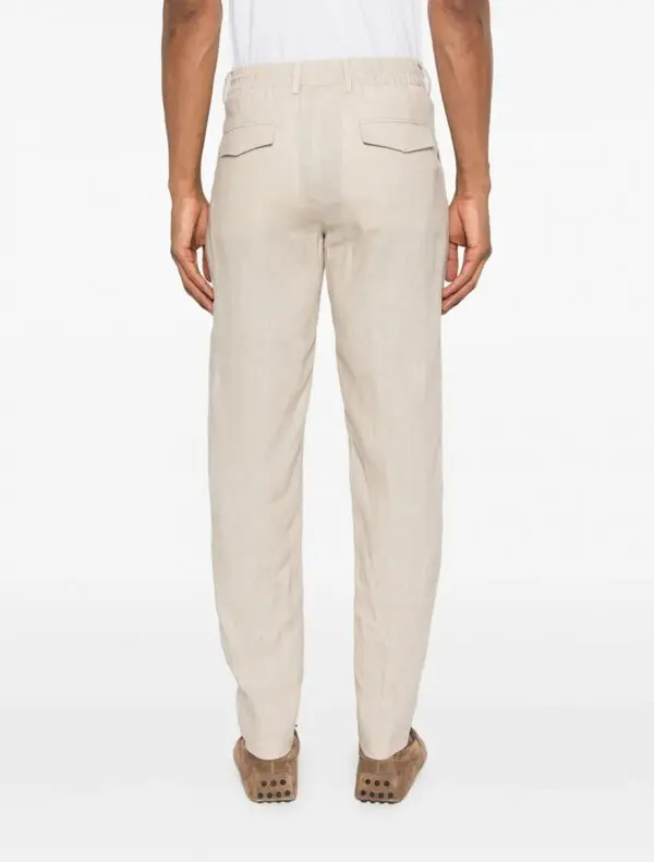 Eleventy Drawstring Pleated Trousers
