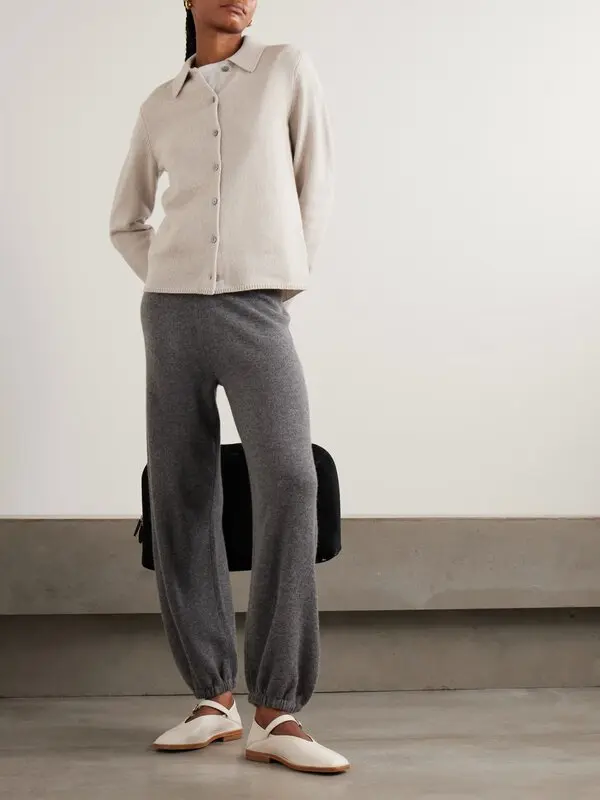 Theory Cashmere Tapered Sweatpants