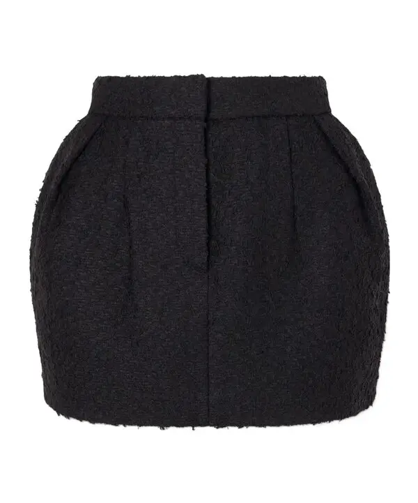 Magda Butrym Wool Terry Mini Skirt
