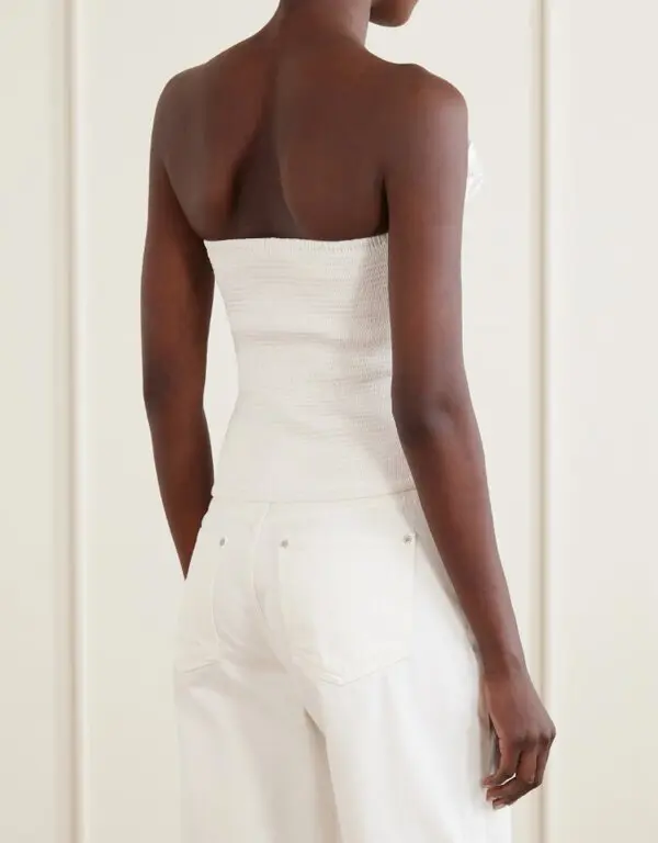 Farm Rio Strapless Ruched Tank