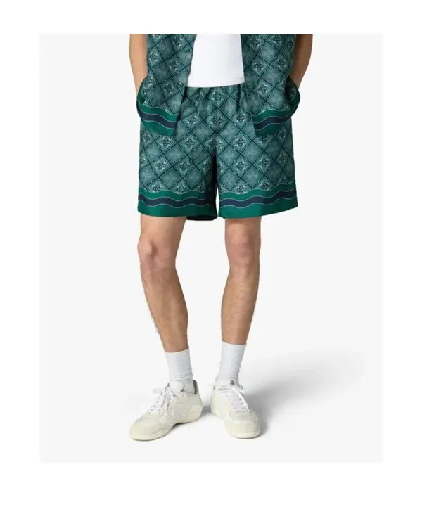 Casablanca Radiating Monogram Deck Shorts