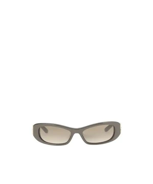 Balenciaga Geometric Frame Sunglasses - Nude