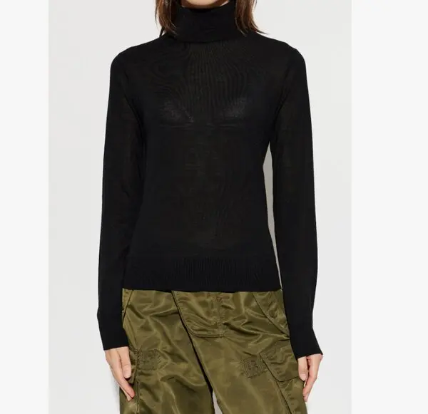 Dsquared2 High-neck Long-sleeved Knitwear