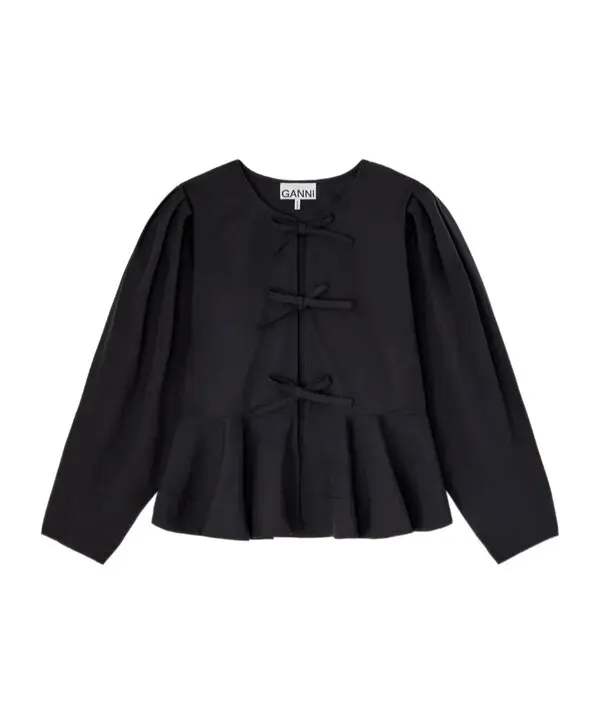 GANNI Blouse In Cotton Poplin