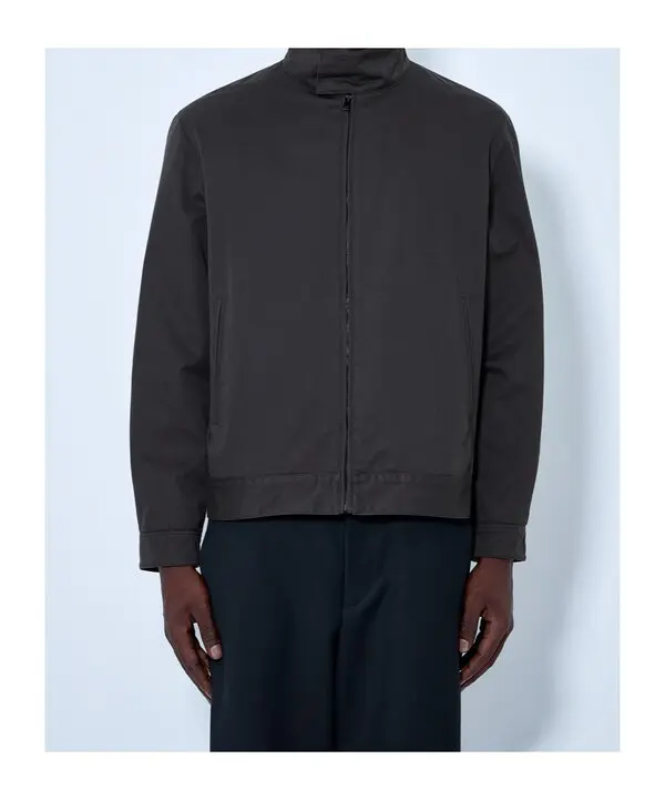 THE ROW Long Sleeve Zip Up Jacket With High Neck