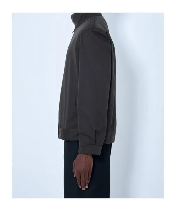 THE ROW Long Sleeve Zip Up Jacket With High Neck