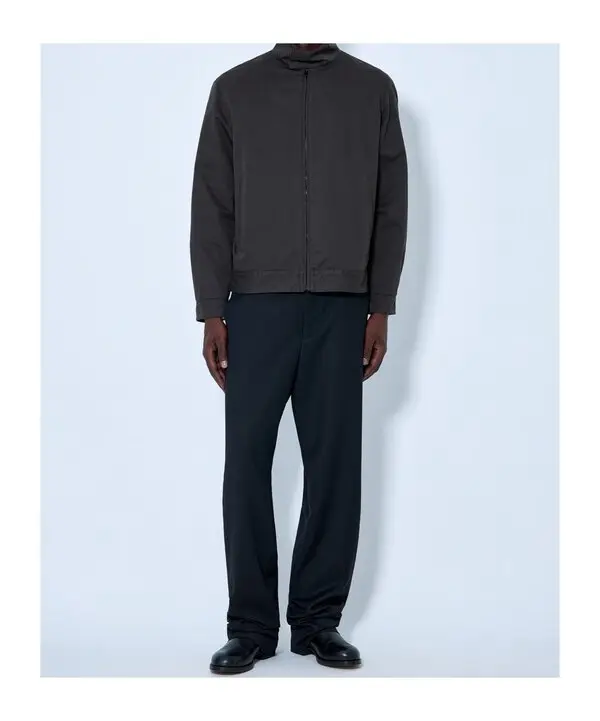 THE ROW Long Sleeve Zip Up Jacket With High Neck