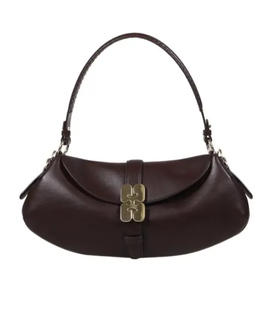 GANNI B-kat Bag In Brown