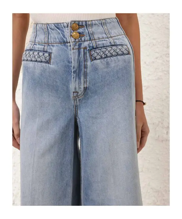 Zimmermann Indra Cropped Flare Jean