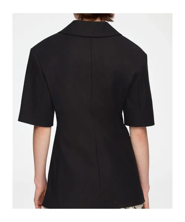 GANNI Blazer In Cotton Tailoring