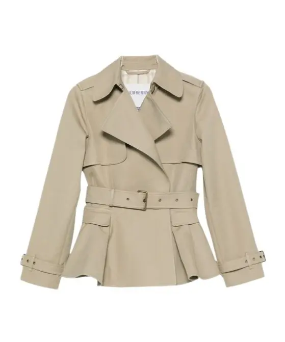 Burberry Short Belted Trench Coat