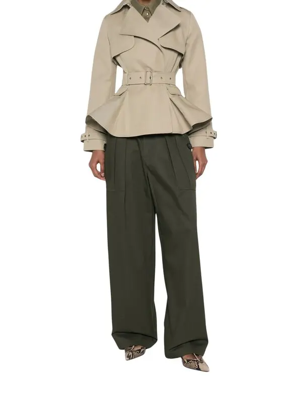 Burberry Short Belted Trench Coat